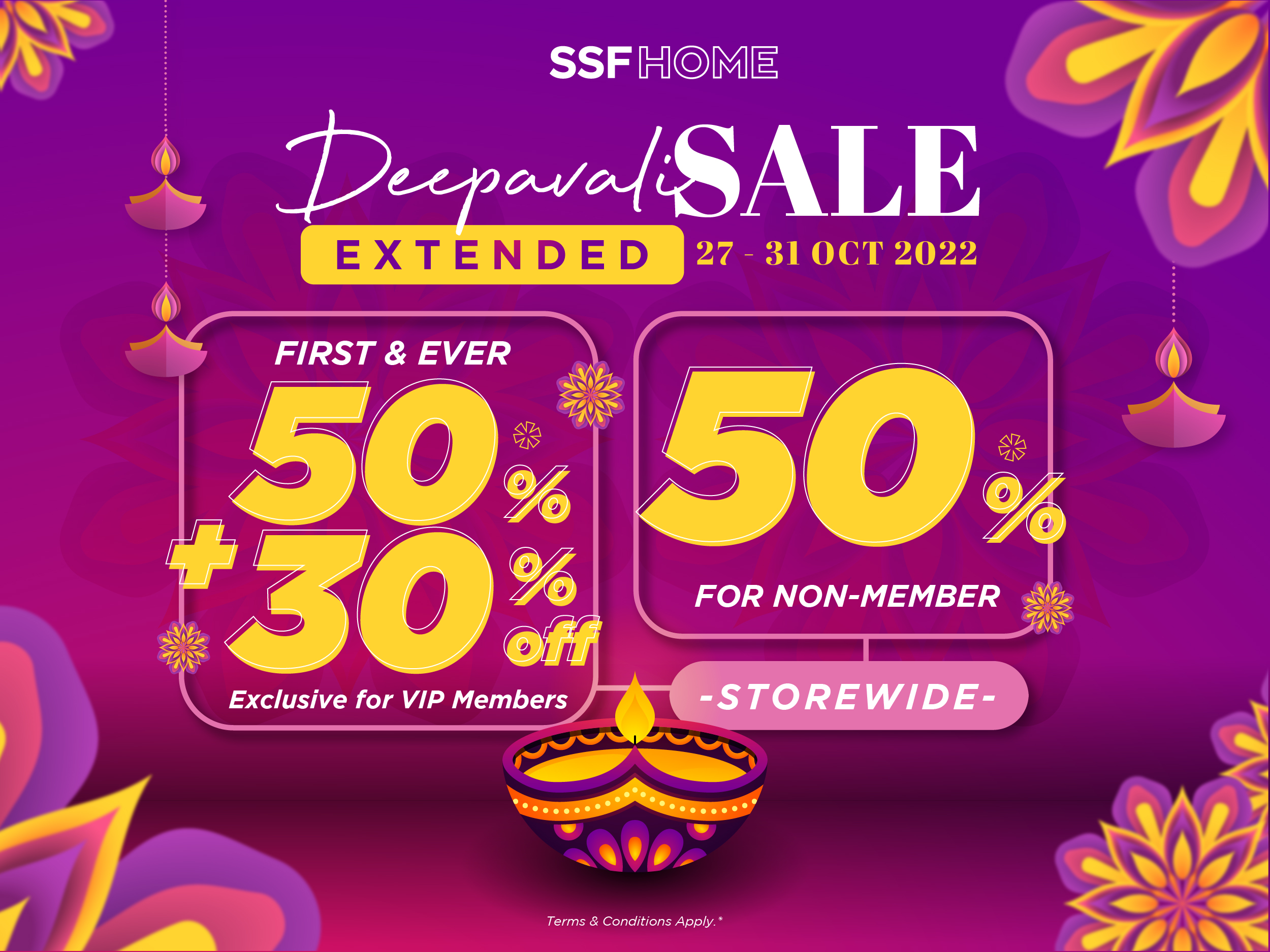 Happy Deepavali Sale [EXTENDED] 🪔 - SSFHOME