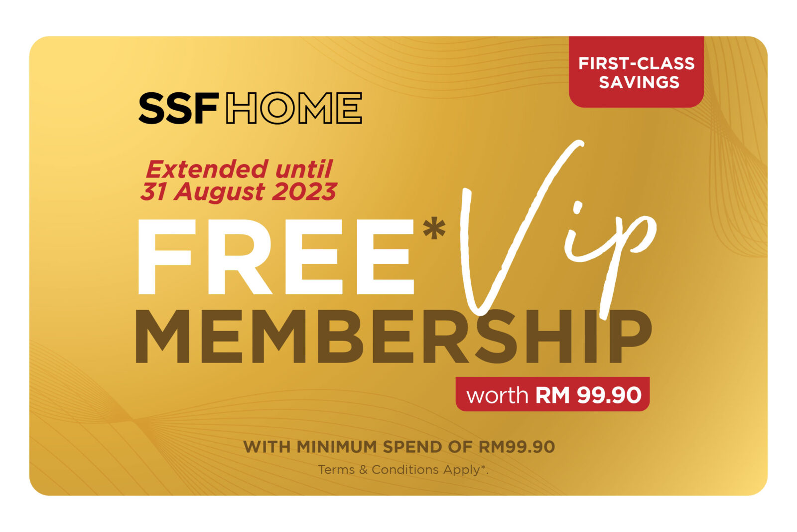 SSFHOME First-Class Savings Extended - SSFHOME