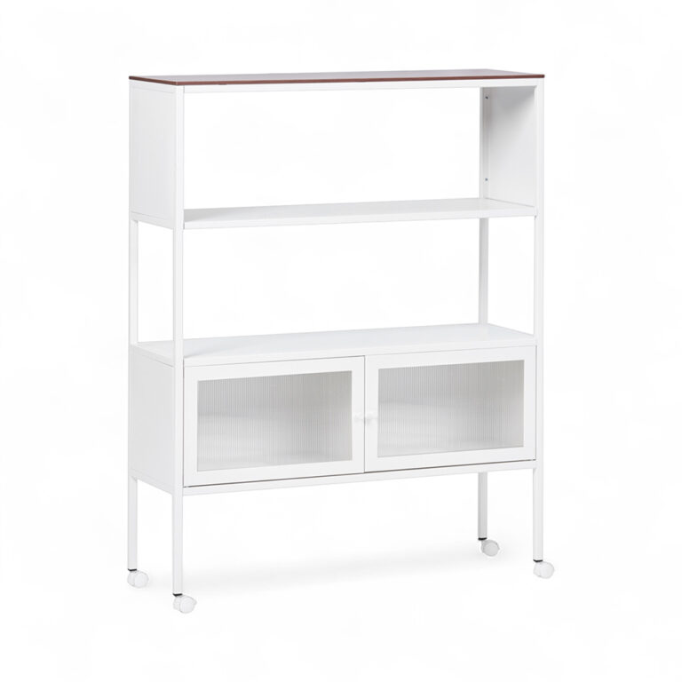 Nina Storage Shelves (2 Tier with 2 Doors) - SSFHOME