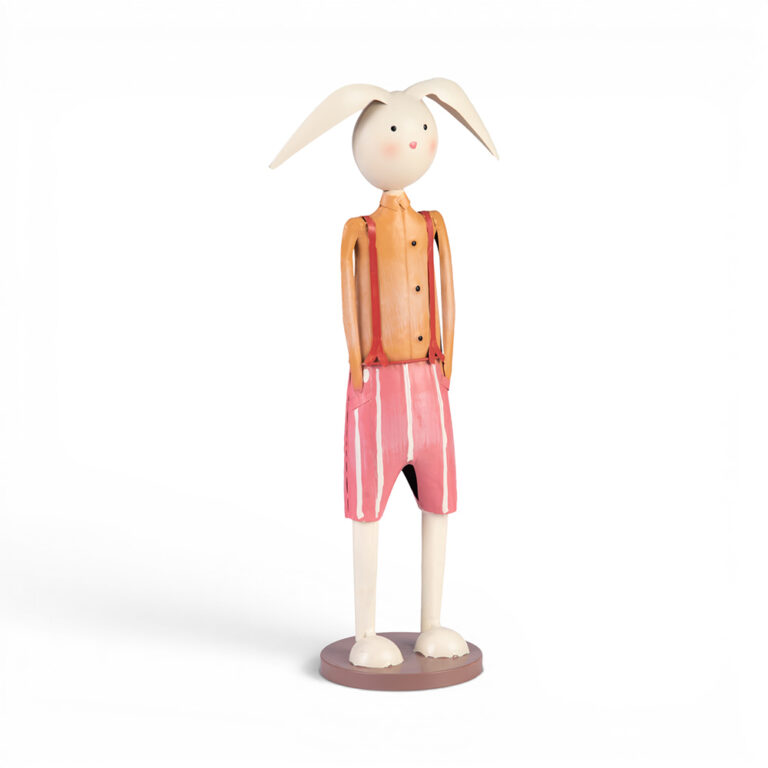 Metal Male Rabbit Ornament (H47cm) - SSFHOME